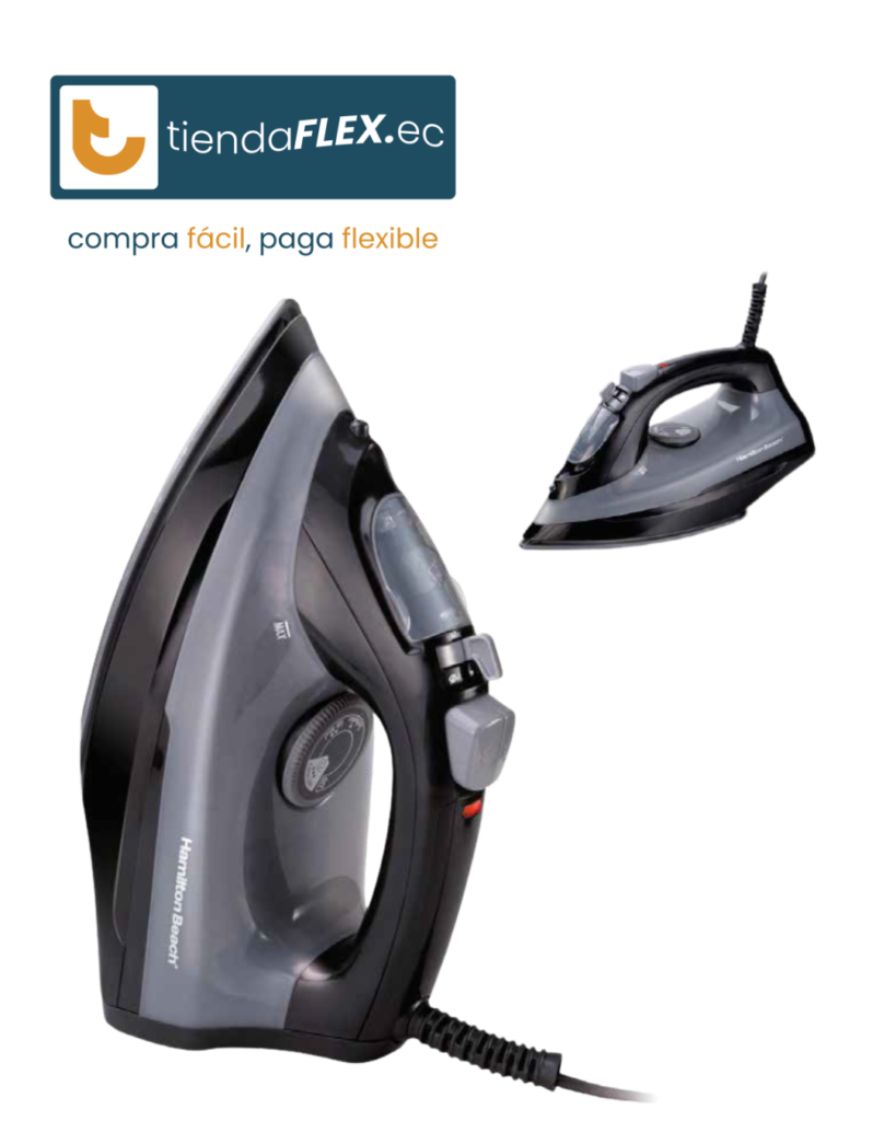PLANCHA DE ROPA HAMILTON BEACH MODELO 14105 – Tienda Flex